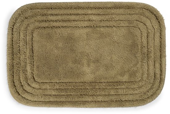 Yumeko badmat ovaal olive groen 60x90 - Biologisch & ecologisch | bol
