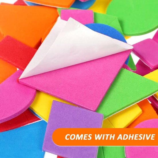 Groot Pakket Schuimrubber Letterstickers Zelfklevend 730 Stuks ...