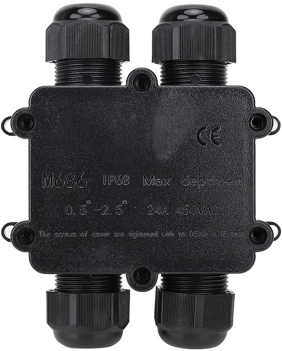 Junction Box M686 IP68 Outdoor 4 Way H-Type - Elektrische Kabel ...