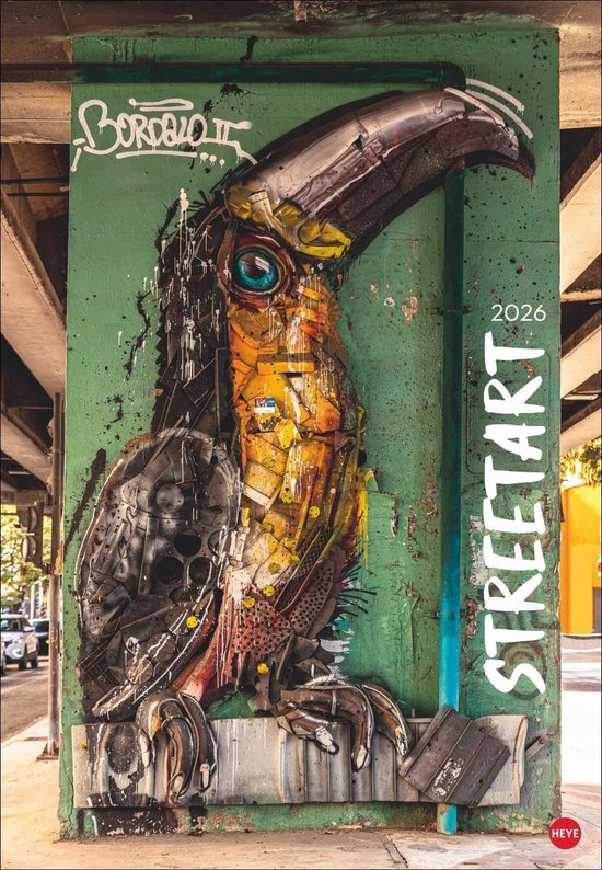 Wandkalender 2026: Street Art, Graffiti en Murals Fotokalender - Groot ...