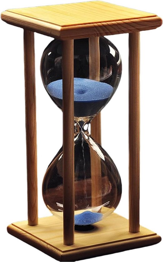Zandloper 30 Minuten - Houten Zandloper Timer voor Koken, Spelletjes en ...