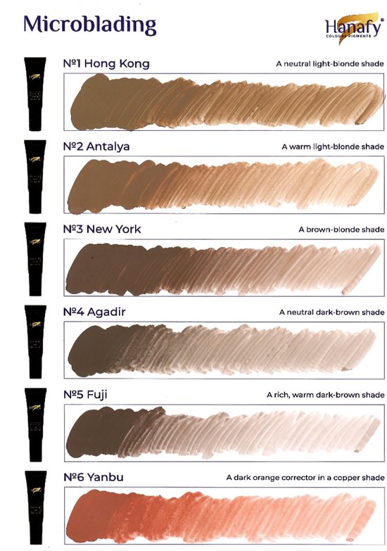 Hanafy Microblading No1 Hong Kong 10 ml – Brow Pigment | bol