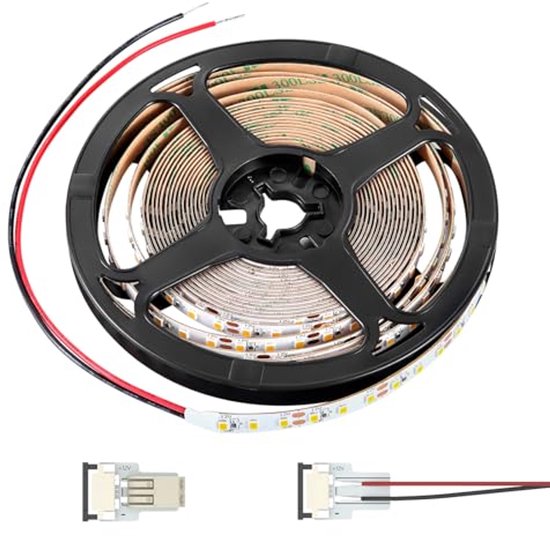 Bande LED flexible 12V 5M avec 600 LED, Éclairage intérieur à intensité ...