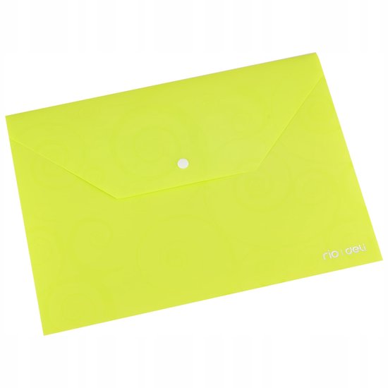 Deli A4 Groene Map met Drukknoop - School & Kantoor | bol
