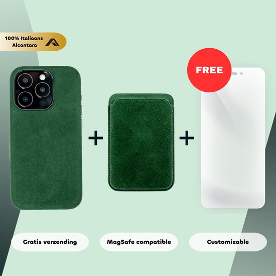 iPhone 15 Pro – Alcantara Case + MagSafe Wallet + Gratis ...