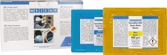 WEICON Epoxyhars-Kit – 800g kneedbare reparatiemassa | bol
