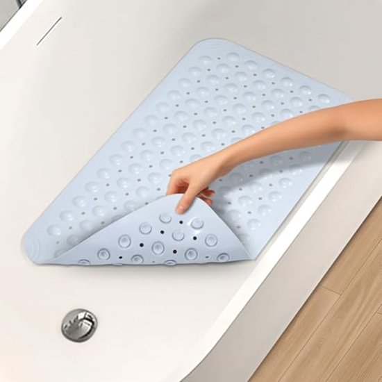 Antislip douchemat 35 x 60 cm voor binnendouche - TPE badmat met ...