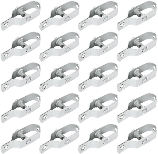 TRANKIELO® – Hekspanner Set van 20 Stuks | Verzinkt Staal | 90mm ...
