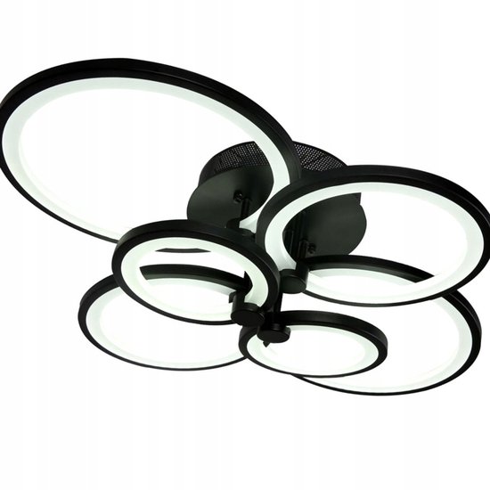 MAXXLLC Moderne LED plafondlamp 6 lichtpunten Dimbaar met ...