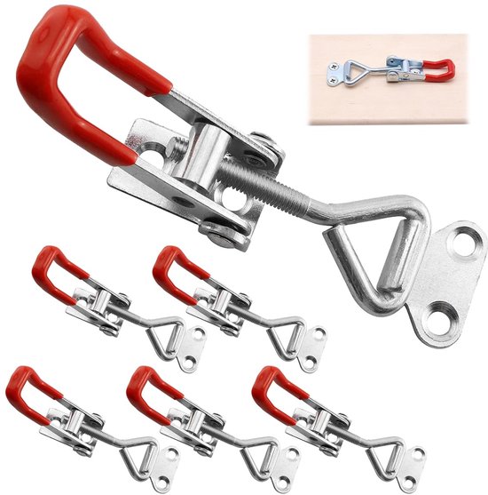 6Pcs Metal Tension Clasps, GH-4001 Latch Metal Clamps Lever Clasp Box ...