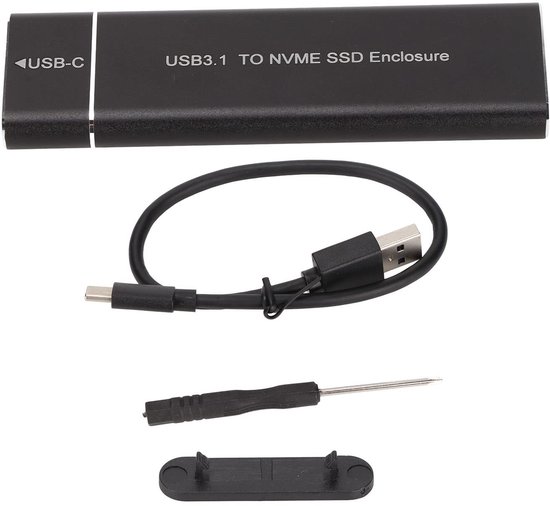M.2 NVMe SSD Enclosure Adapter, SSD Enclosure Adapter Type C interface ...