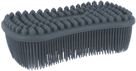 Schoonmaak afwas pannen/schalen spons - silicone- 2 zijdig - zwart - 14 ...