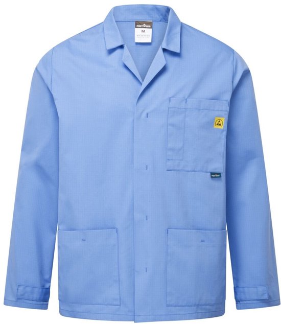 Portwest Anti-statisch ESD labjas AS18 - Hamilton Blauw - XXL | bol