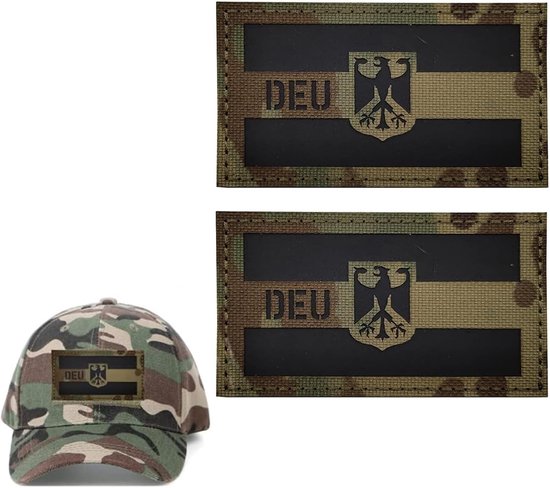 2 pieces Duitse patches - Velcro patches - Bundeswehr patch - militaire ...