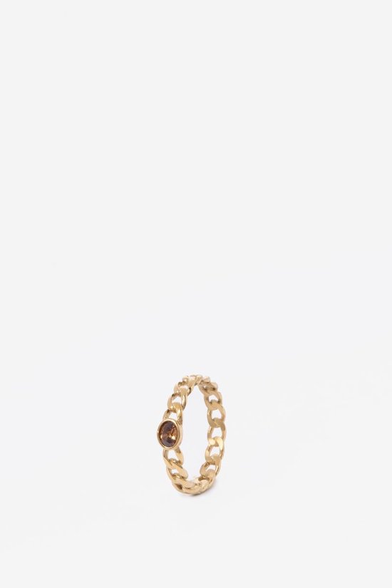 Sissy-Boy - Gold plated chain ring | bol