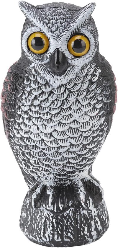 Bird Deterrent - Sunscreen Owl Lure - Plastic Owls om Vogels Weg te ...
