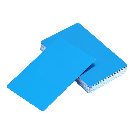 50pcs Metal Business Cards Name Cards Aluminum Card Engraving Card for ...