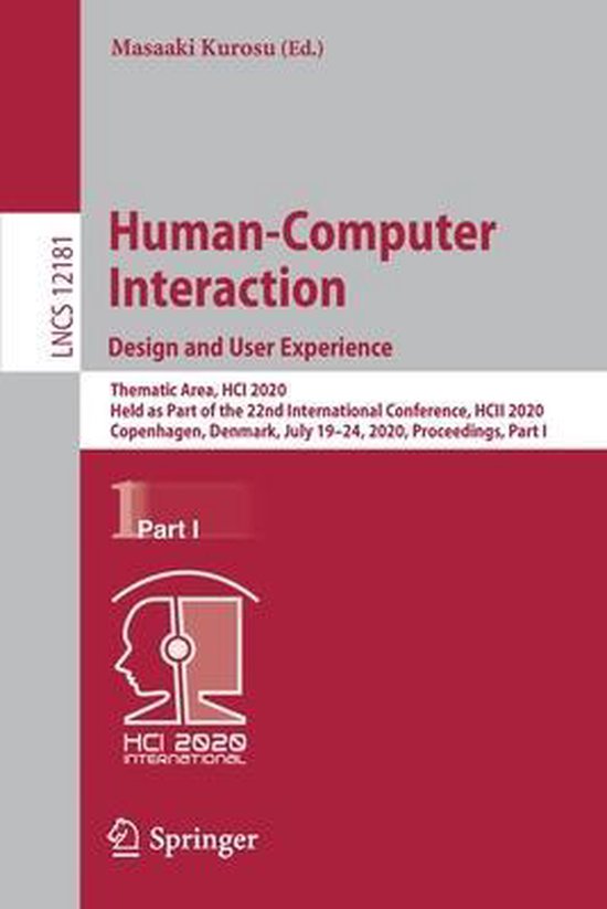 Human-Computer Interaction. Design and User Experience | 9783030490584 ...
