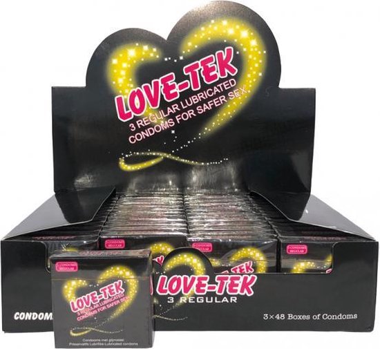 Love-Tek Lubricated Condoms 48 x 3 pcs | bol.com