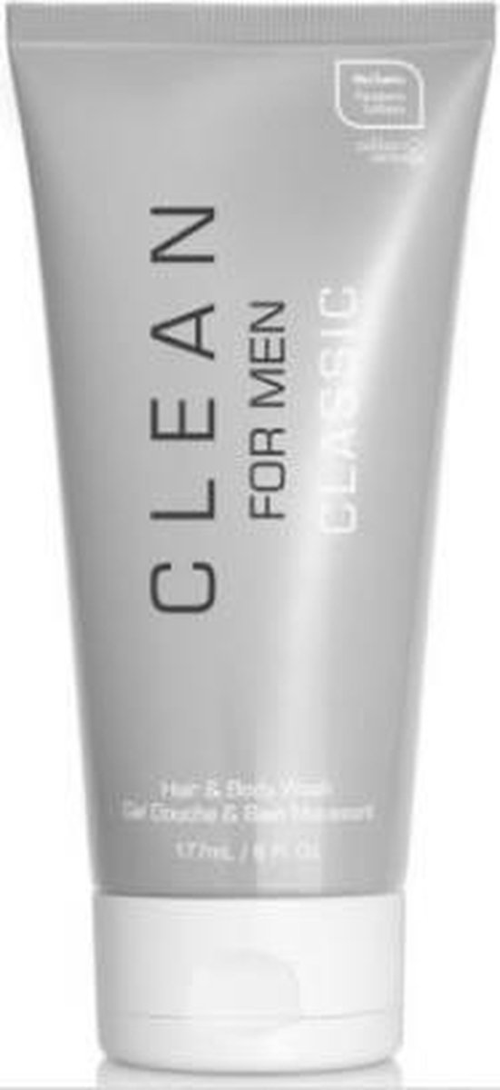 Clean - Classic For Men Hair & Body Wash 177ml | bol.com