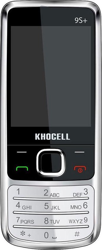 Khocell - K9S+ - Mobiele telefoon - Zilver | bol
