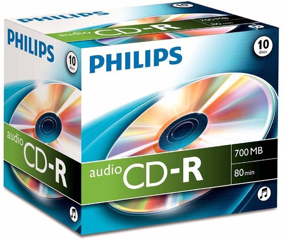 VERBATIM - Verbatim CD-R Audio 80 min Color 10st For music - 43365 ...