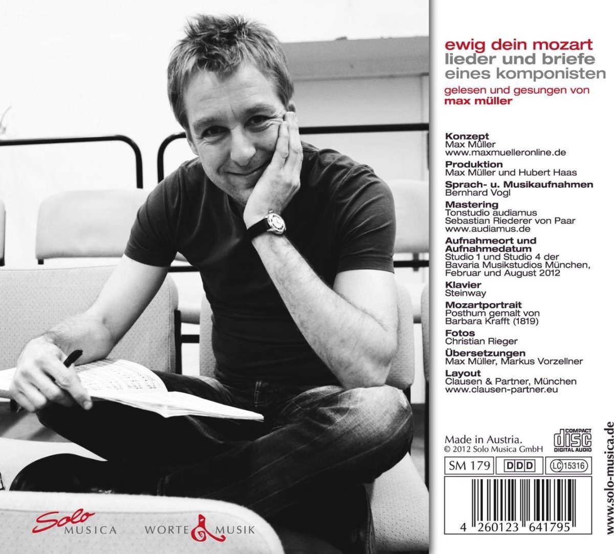 Max Müller - Ewig Dein Mozart - Lieder Und Briefe Eines Komponisten (CD ...