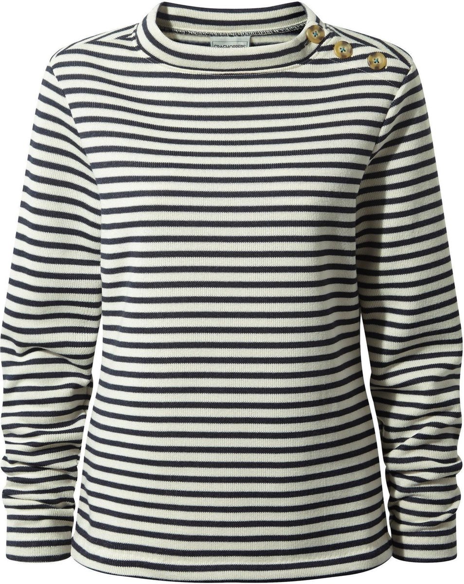 Craghoppers Sweater Balmoral Ladies Polyester Blauw / blanc Taille 42 ...