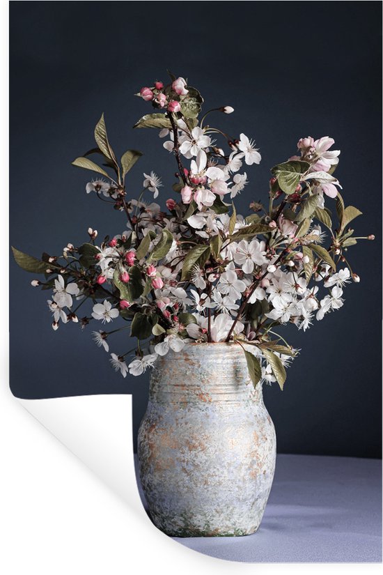 Muurstickers - Sticker Folie - Boeket - Stilleven - Vaas - 40x60 cm - Plakfolie -... | bol