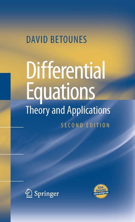 Differential Equations: Theory and Applications | 9781441911629 | David ...