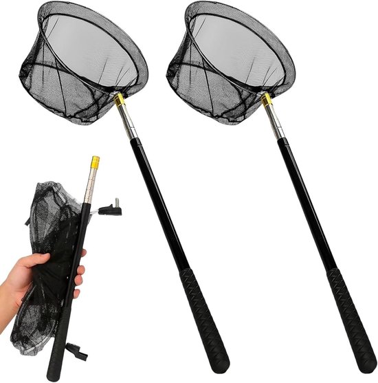 Allecto Plus - Vlindernet voor buiten - Telescopisch visnet voor vissen ...