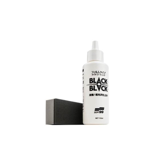Soft99 BLACK BLACK Bandenglans Coating 110ml | bol