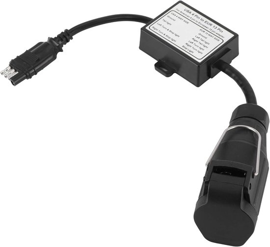 Trailer Connector Light Inverter - Amerikaanse 4 Pin Flat Plug - EU 13 ...