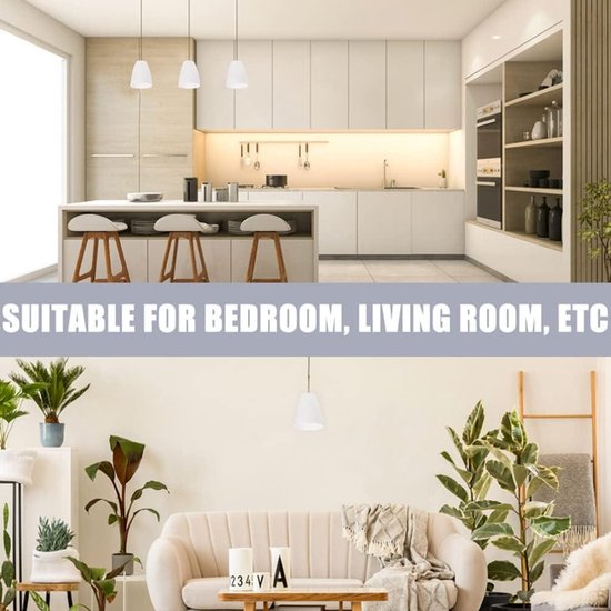 Zeynomax - Witte wandlamp covers - Hoefijzer lampenkap - Lampenkap ...