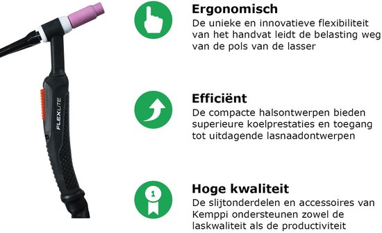 Kemppi TX 223G 8m TIG-toorts | bol