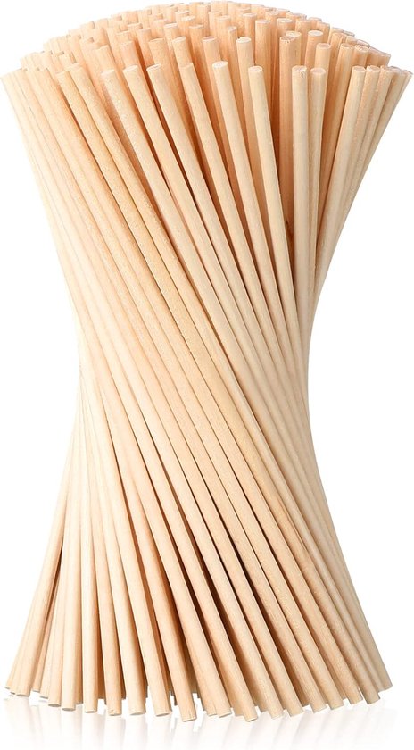 Houten deuvels - ongeprocessed - 100 stuks - 6 x 1/8 Inch - beige ...