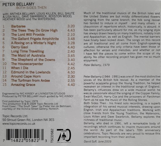 Both Sides Then, Peter Bellamy | CD (album) | Muziek | bol