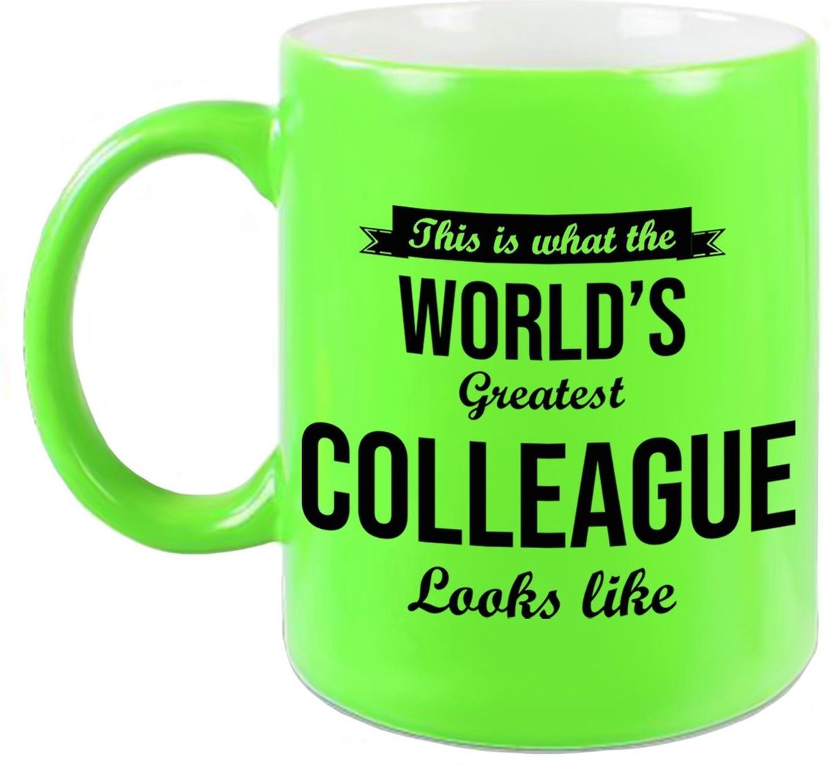 This is what the worlds greatest colleague looks like - cadeau mok ...