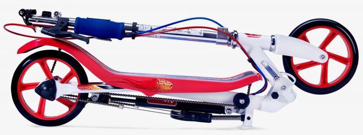 Space Scooter X580 - Step - Rood / Wit / Blauw - Limited Edition | bol.com