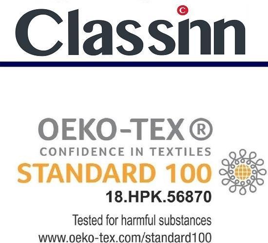 6 pack Classinn® T-SHIRT premium kwaliteit - 100% gekamde katoen wit ...