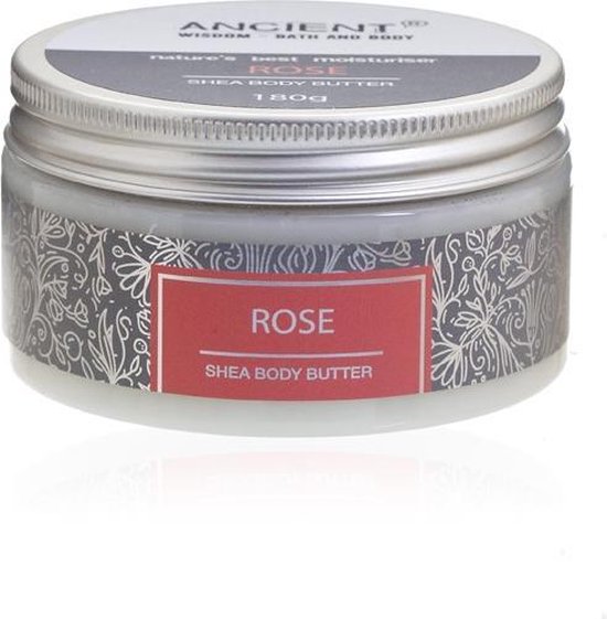 Lichaams Boter - Roos - Shea Butter - 180 gram - Veganistisch | bol.com