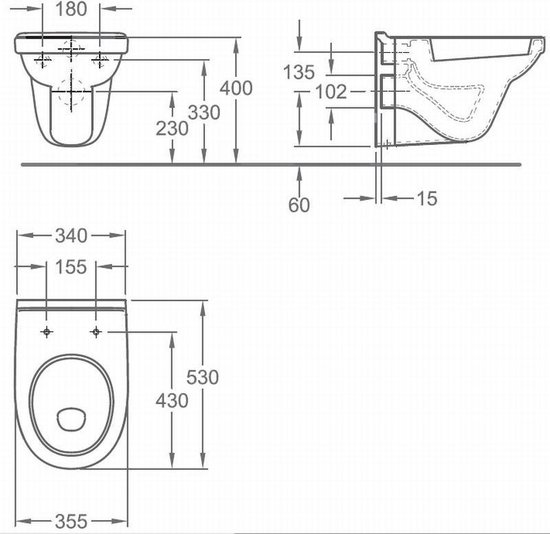 Sphinx Toiletpot serie 300 Basic | bol.com