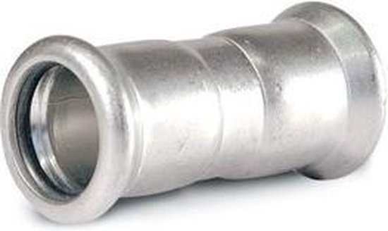 Bonfix Press - RVS 316 - perskoppeling - Rechte koppeling - 28 x 28 mm - 2 x Press -... | bol.com