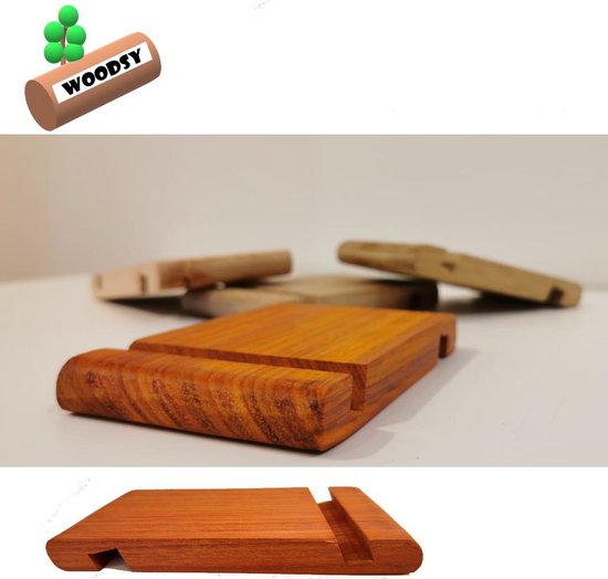 Statief smartphone | Telefoonhouder bureau | Exclusief hout: Afrikaans ...