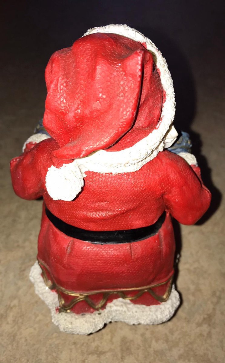 Staande kerstman decoratie pop/kerstpop beeld 20 cm - Kerst versiering ...