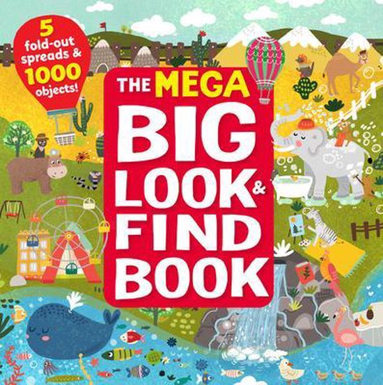 The Mega Big Look & Find Book: 5 Fold-Out Spreads & 1000 Objects!, Inna ...