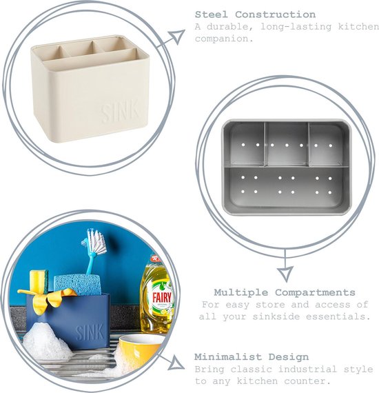 Easy Sink Tidy Storage Unit - Vintage Sink Caddy Style Organizer ...