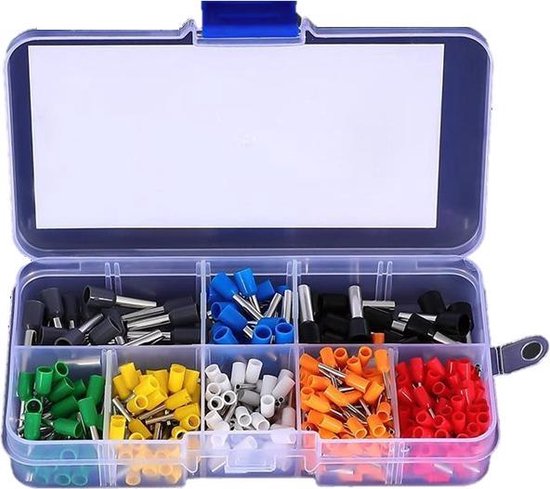 Adereindhulzen Assortiment 400 stuks | 0,5mm2 - 6mm2 | Adereindhuls ...