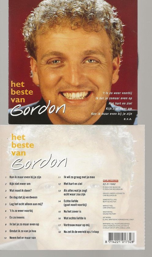Het Beste Van Gordon, Gordon | CD (album) | Muziek | bol