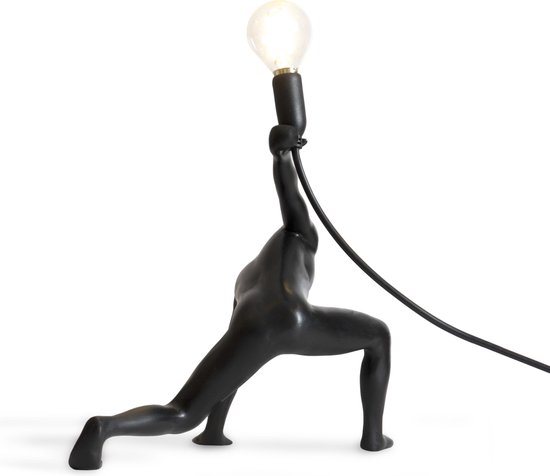 Werkwaardig Dancer Lamp - Tafellamp - Zwart - Dansend Mannetje | bol.com